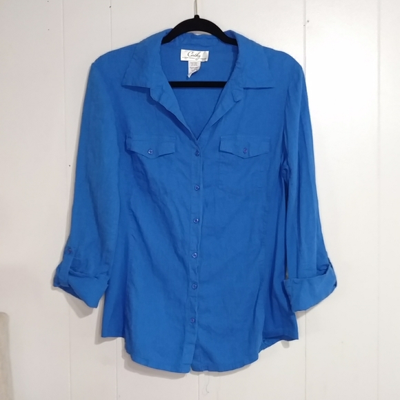 Cathy Daniels | Tops | Cathy Daniels Long Sleeve Button Down Shirt ...
